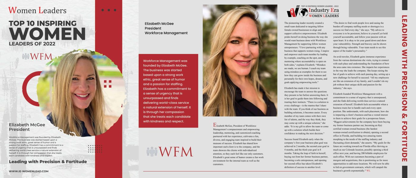 President Elizabeth McGee - Workforce Management